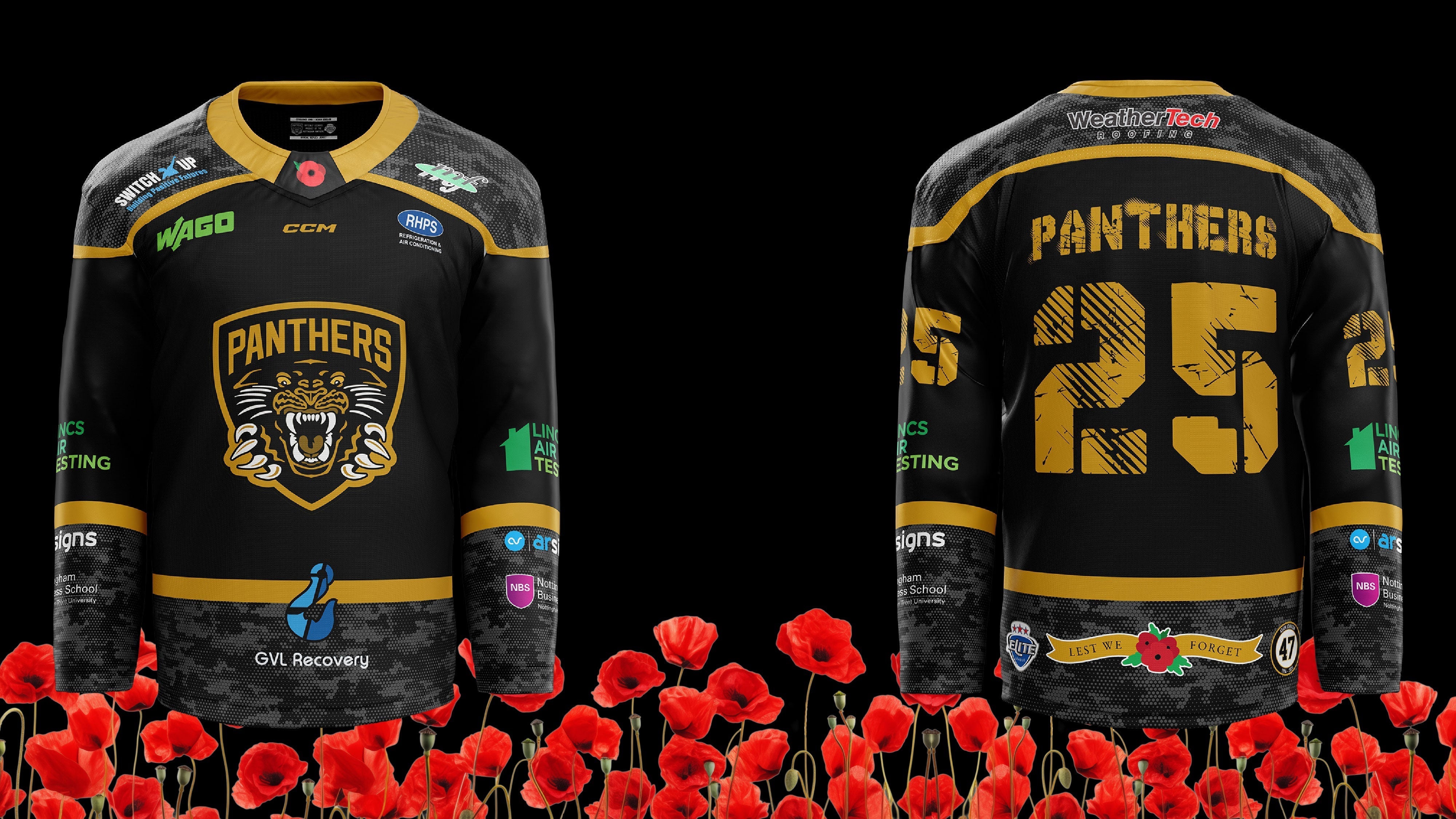Honouring and Remembering: The Nottingham Panthers Remembrance Jersey ...
