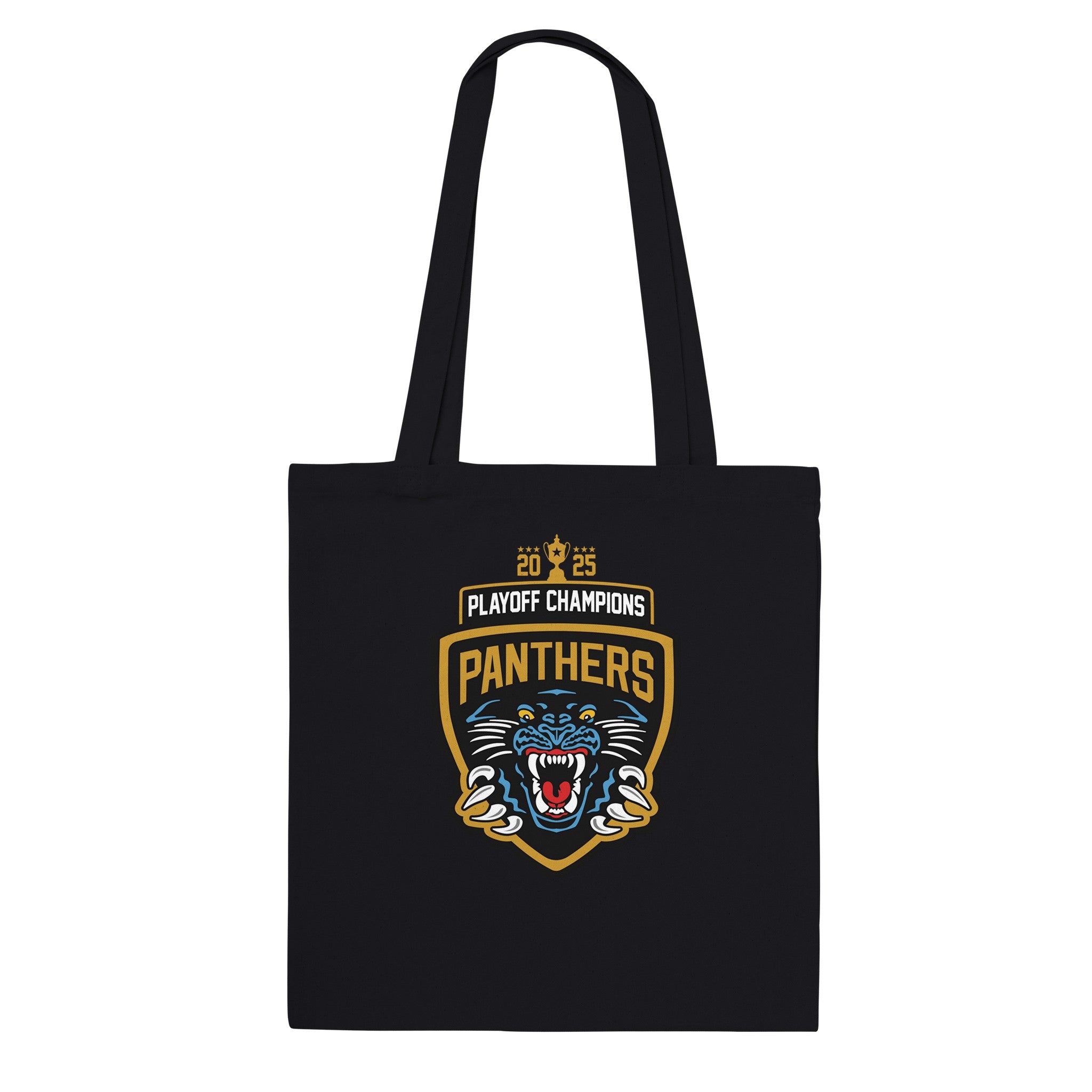 Made To Order Panthers 2025 Playoff Champions Tote Bag Black – Panthersland